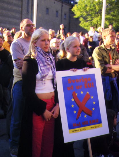 'Nej' sayers gain ground in Sweden