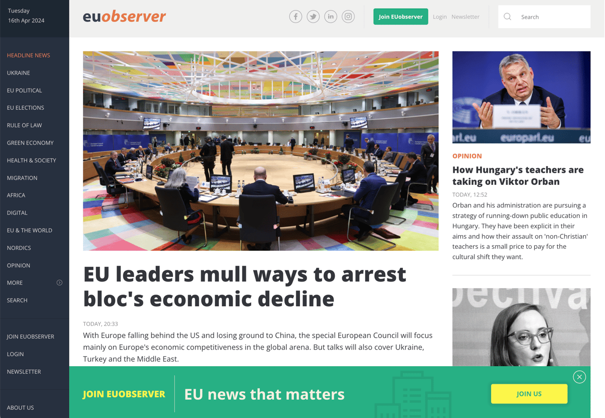 Goodbye to the old EUobserver